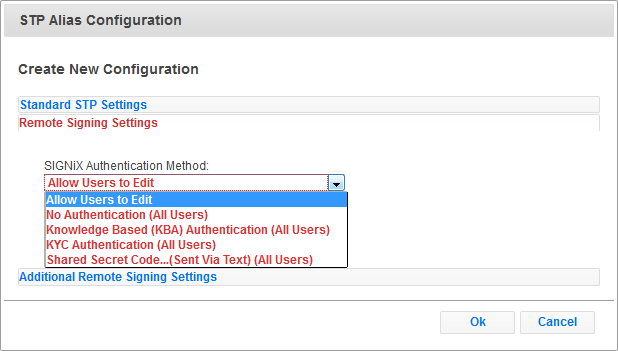 Remote Sign Configuration - SiGNiX